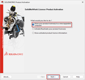 How do I transfer my Standalone SOLIDWORKS License?