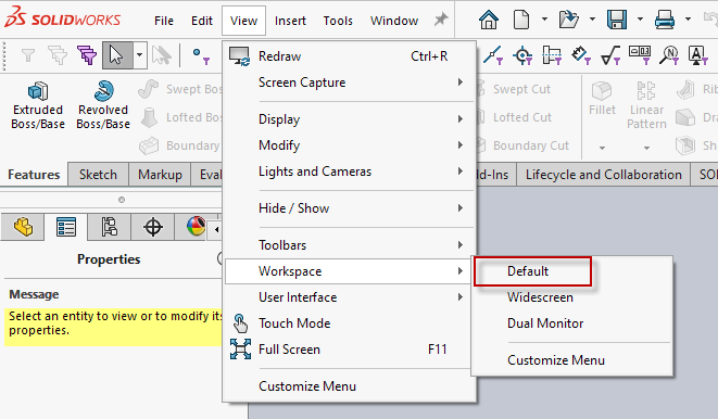 How Do I Reset My SOLIDWORKS Customizations?
