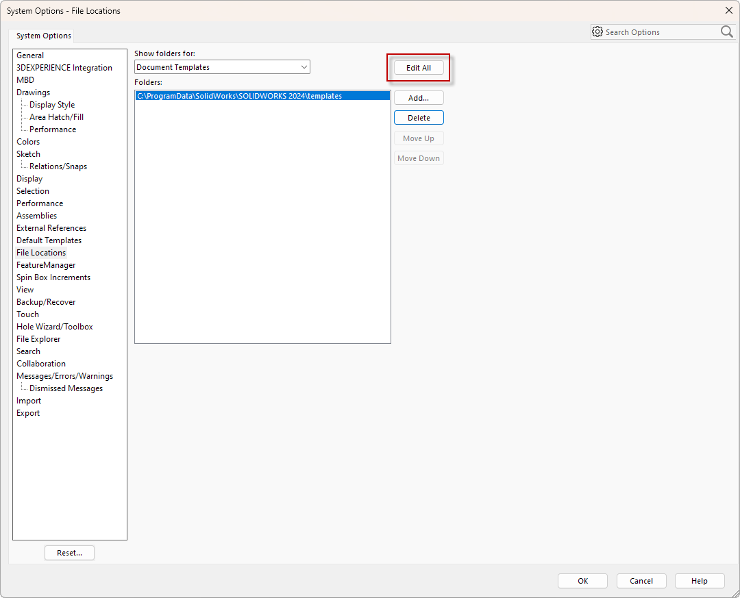 How do I fix the "Default Templates are not valid" Error?