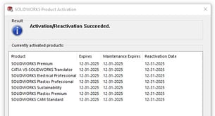 How does the SOLIDWORKS activation process work?