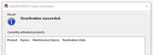 How does the SOLIDWORKS activation process work?