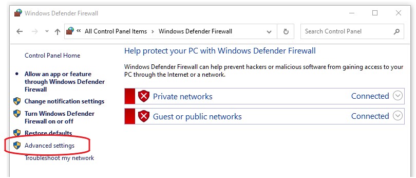 How do I set firewall settings for the SOLIDWORKS SolidNetwork License Manager and PDM?