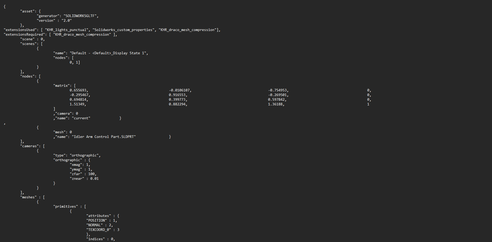 What does each SOLIDWORKS File Type do?