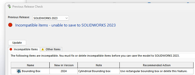 Saving A SOLIDWORKS File To A Previous Version