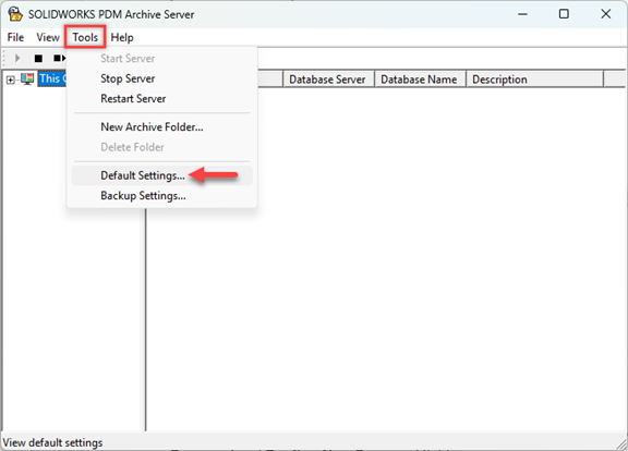 Reset PDM Admin Password