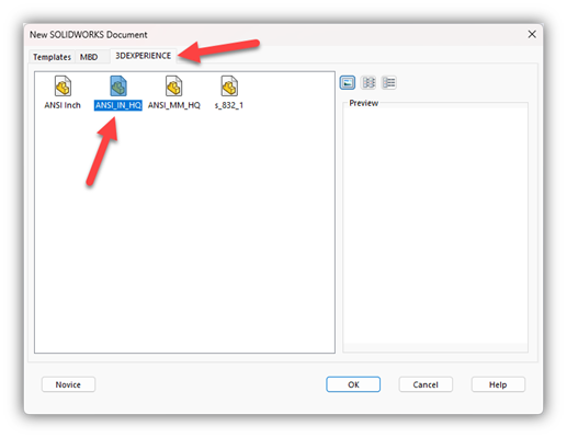 Saving & Using SOLIDWORKS Templates Utilizing the 3DEXPERIENCE Platform