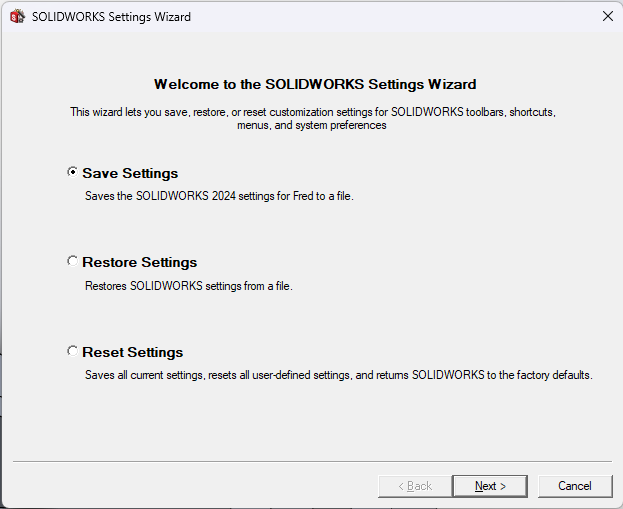 Copy Settings Wizard: Easy as 1, 2, 3!
