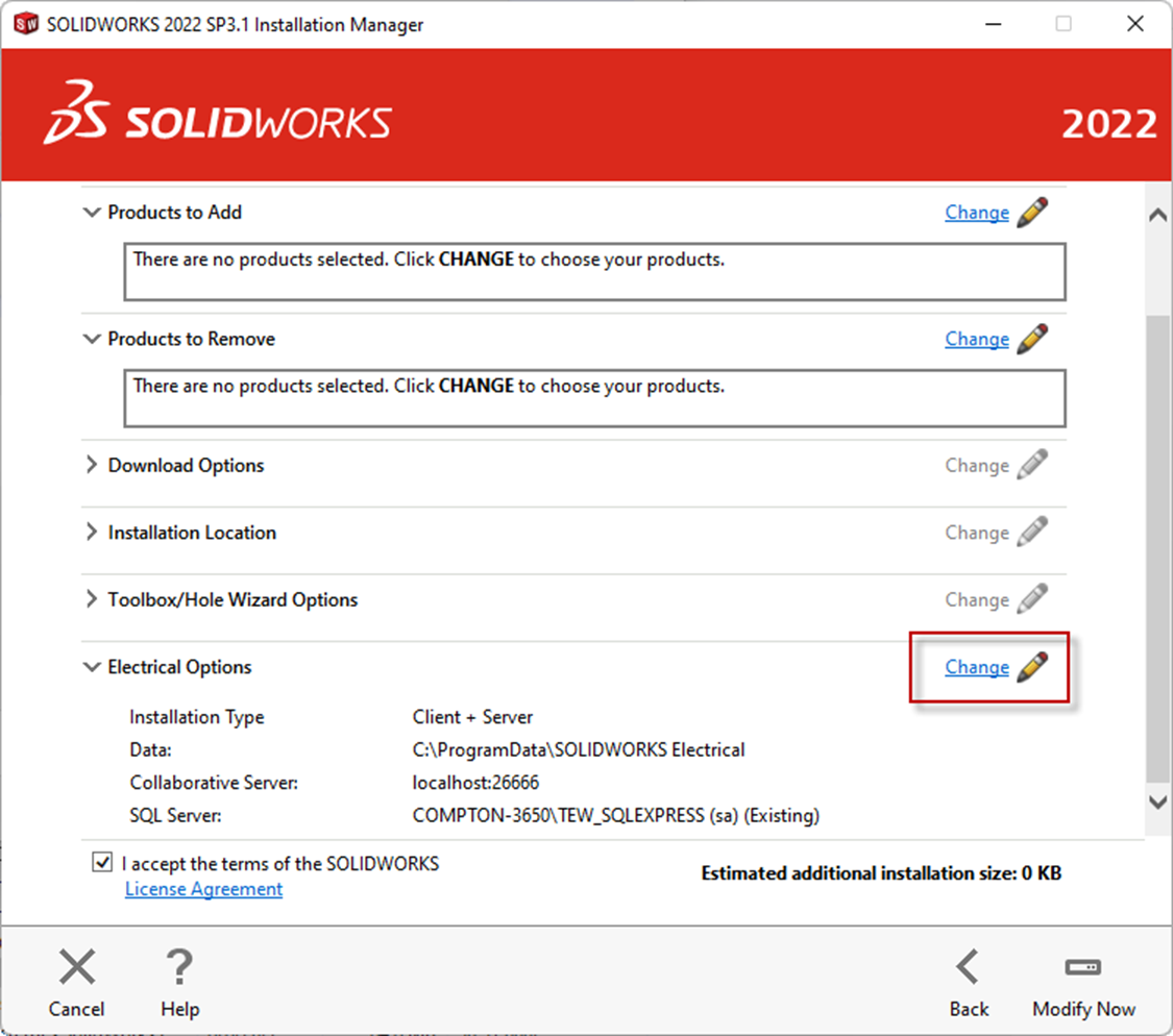Installing SOLIDWORKS Electrical Locally
