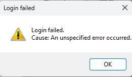 How do I fix the "Login failed" error on SolidWorks Connected?
