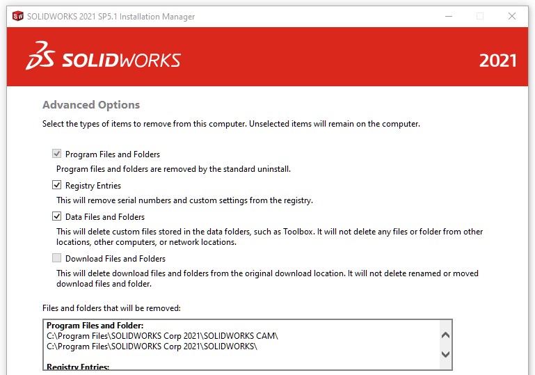 How Do I Uninstall SOLIDWORKS?
